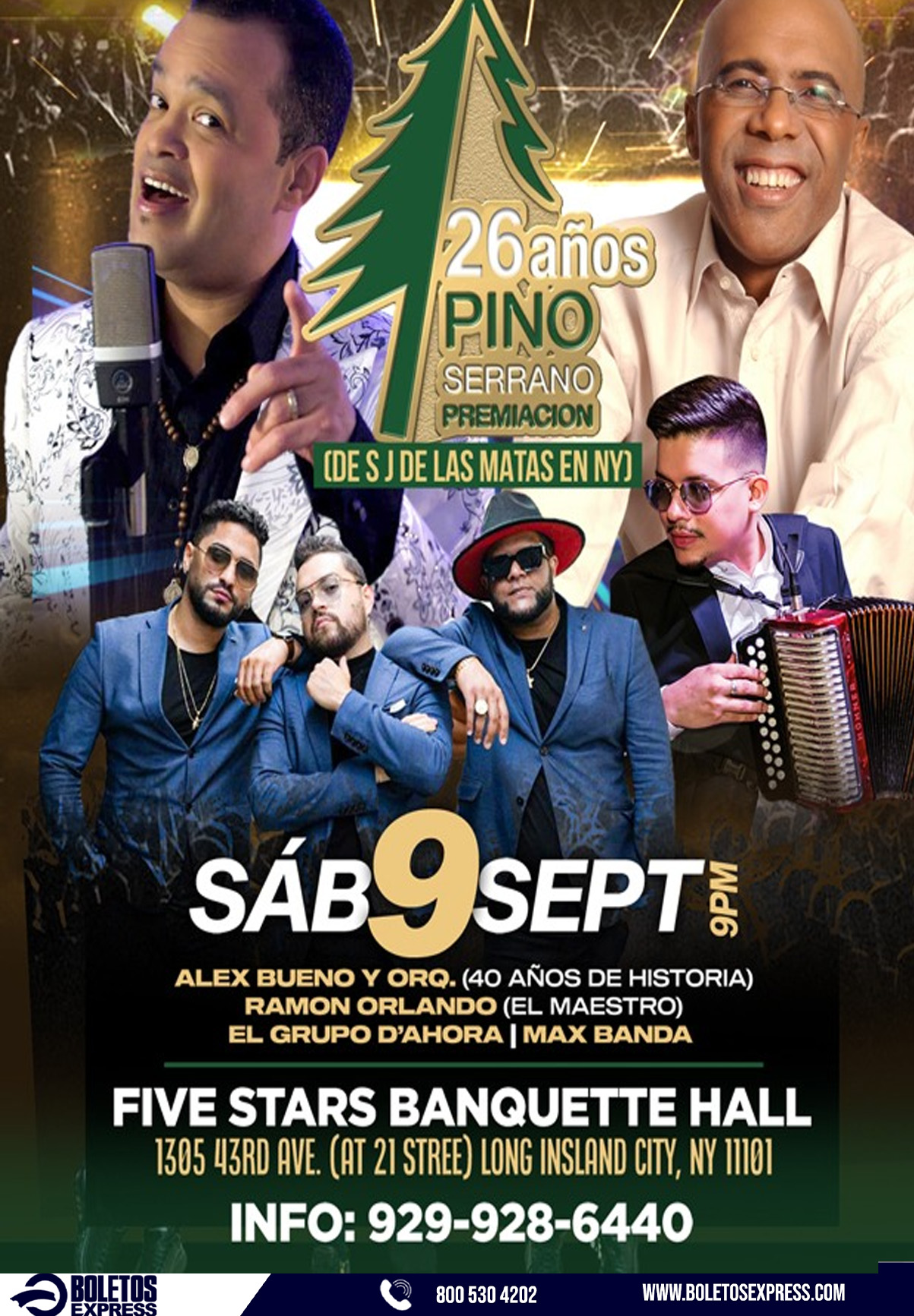 ALEX BUENO, Y ORQ, RAMON ORLANDO, EL GRUPO D' AHORA, MAX BANDA Tickets ...