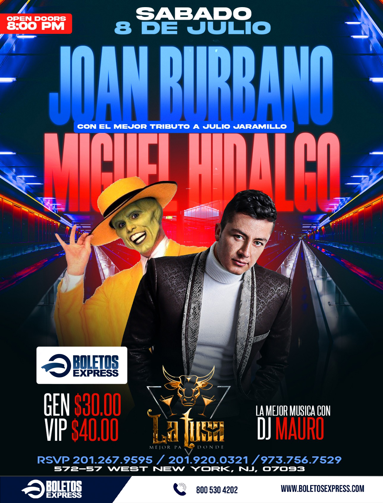 JOAN BURBANO & MIGUEL HIDALGO Tickets - BoletosExpress