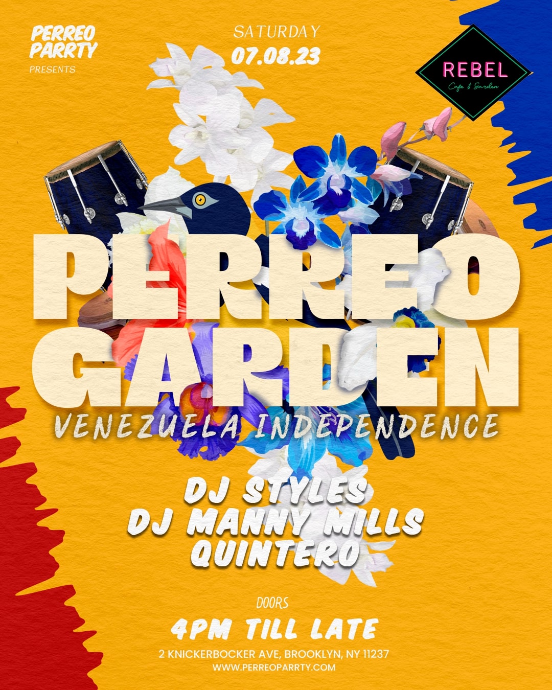 Perreo Garden - Latin Day Party - Venezuelan Day Reggaetón Celebration ...