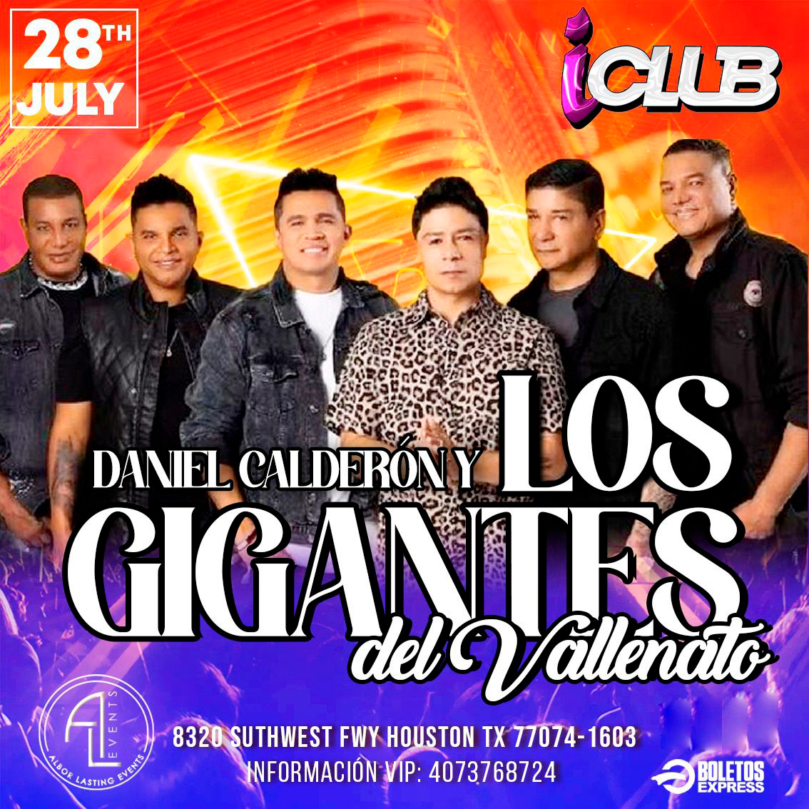 Daniel Calderon y los gigantes del vallenato Tickets - BoletosExpress
