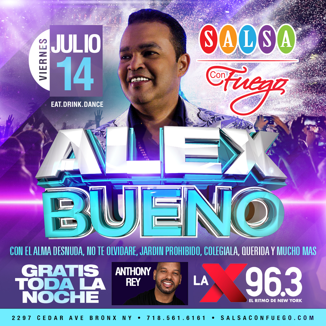 Alex Bueno En VIvo Tickets - BoletosExpress