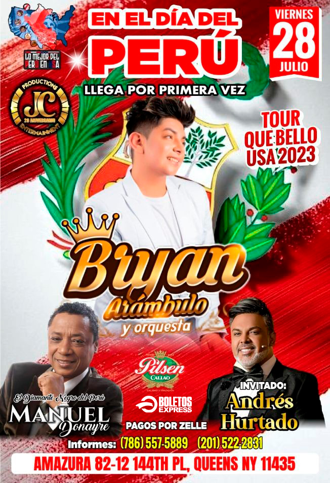 BRYAN ARAMBULO Y ORQUESTA EN VIVO Tickets - BoletosExpress
