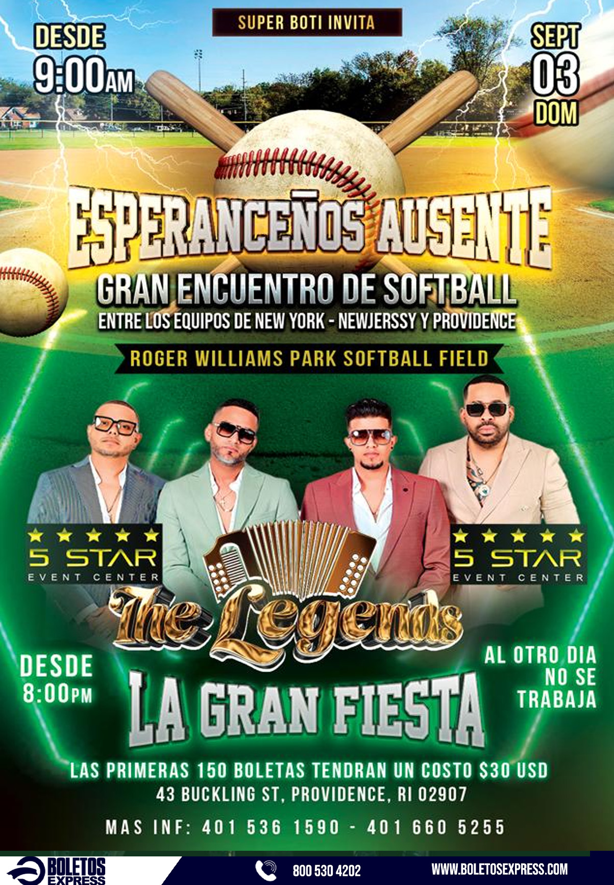 THE LEGENDS! LA GRAN FIESTA Tickets - BoletosExpress