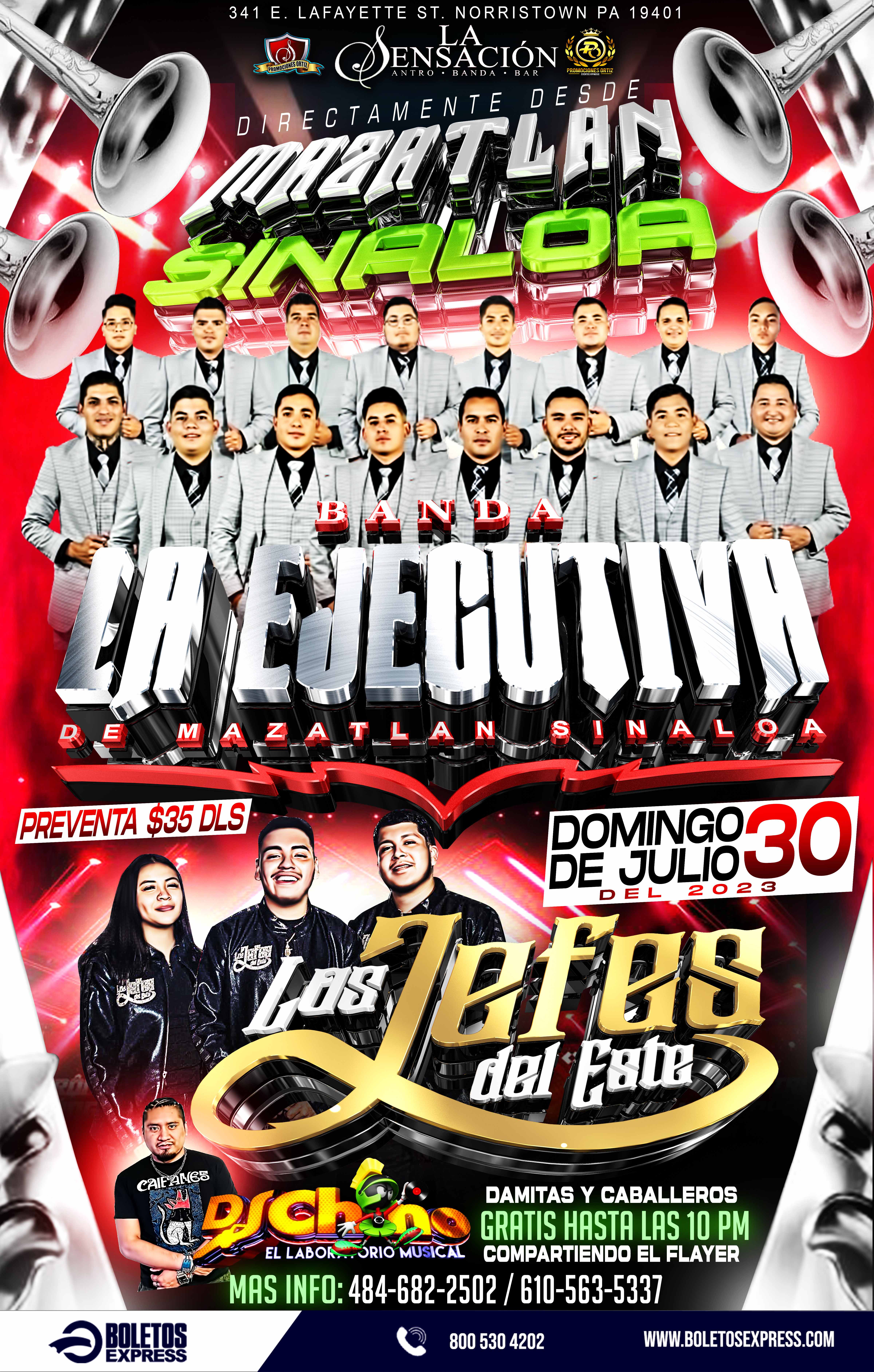 BANDA LA EJECUTIVA Tickets - BoletosExpress