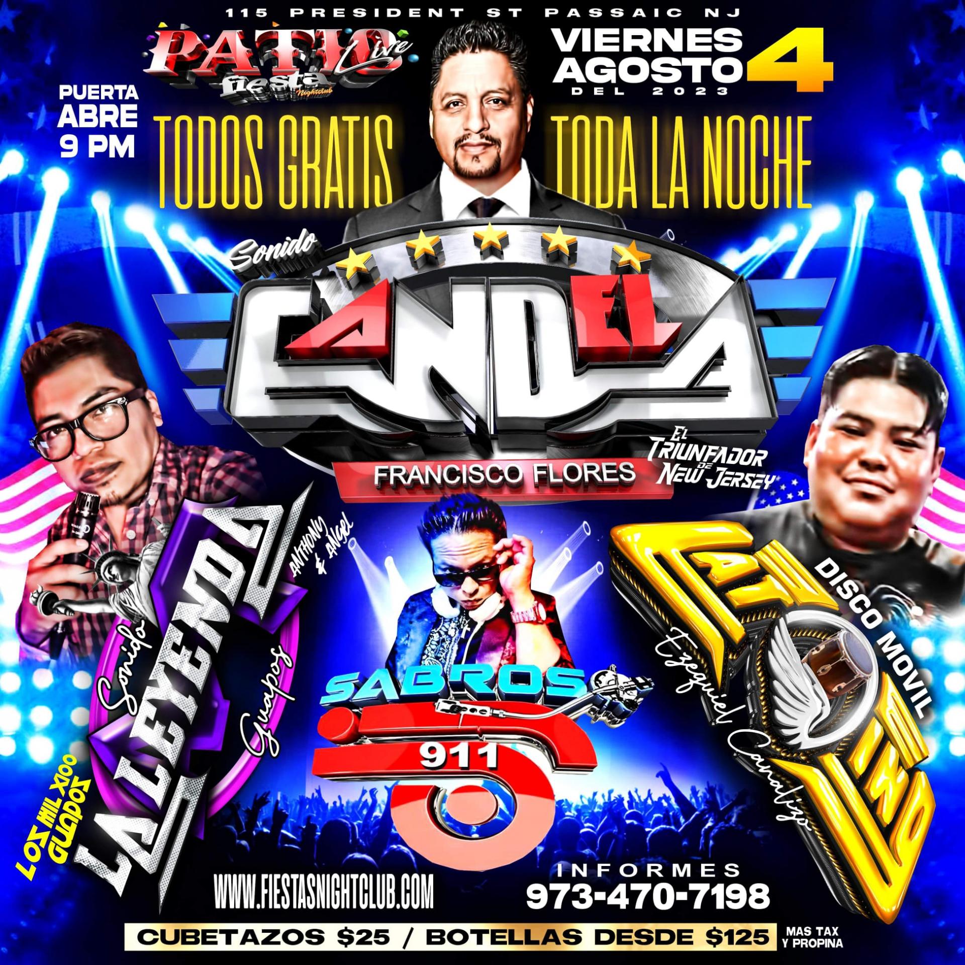 SONIDO CANDELA, LA LEYENDA, DISCOMOVIL LATINO Y DJ SABROSO Tickets ...
