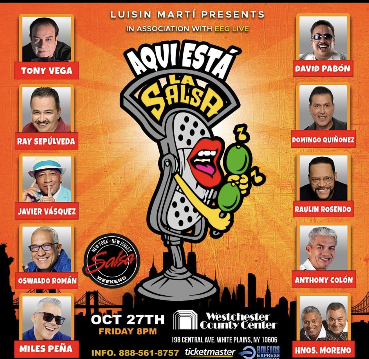 Ny aquí está la salsa Tickets - BoletosExpress