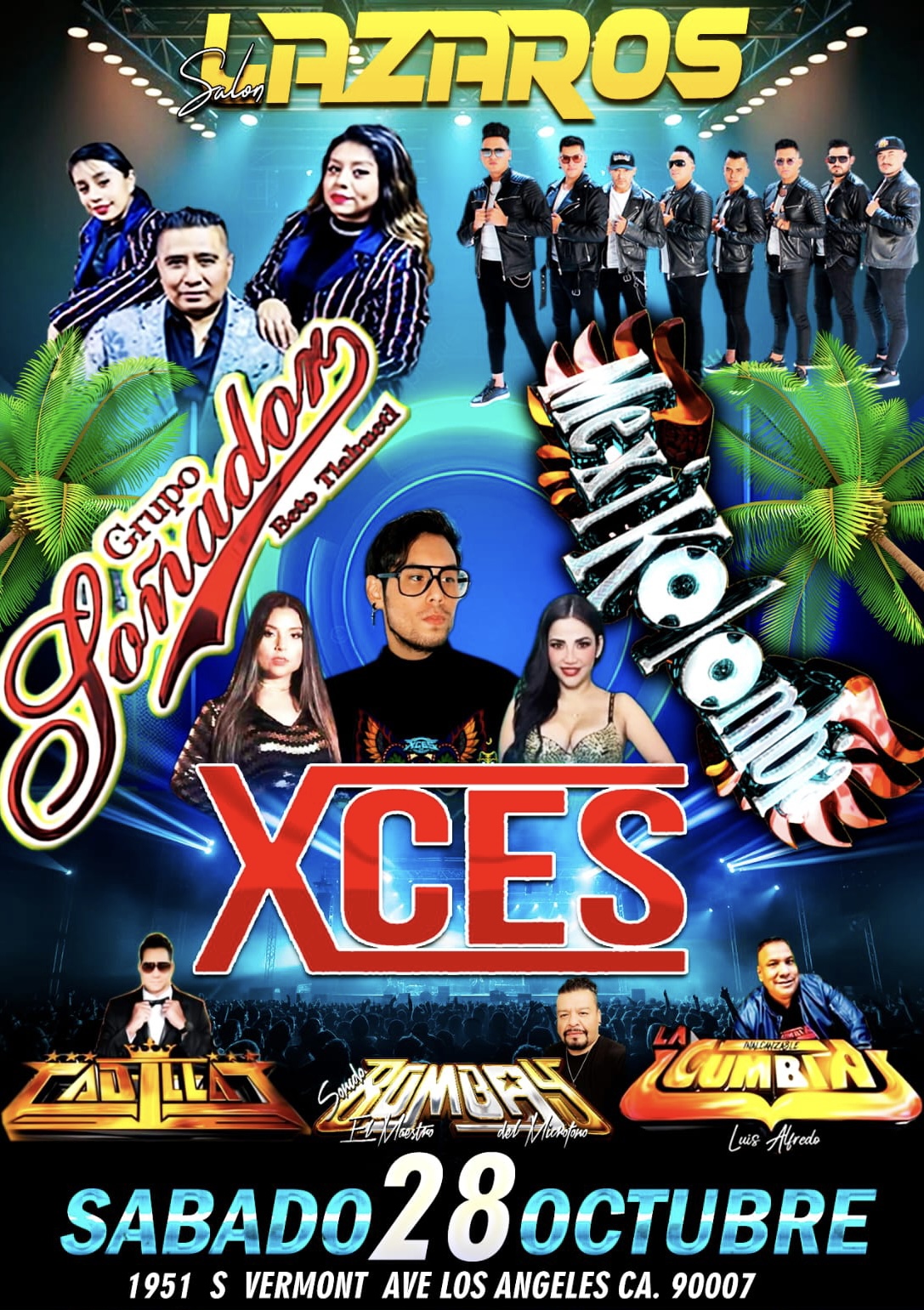 GRUPO SOÑADORES, MEXICOLOMBIA & XCES Tickets - BoletosExpress
