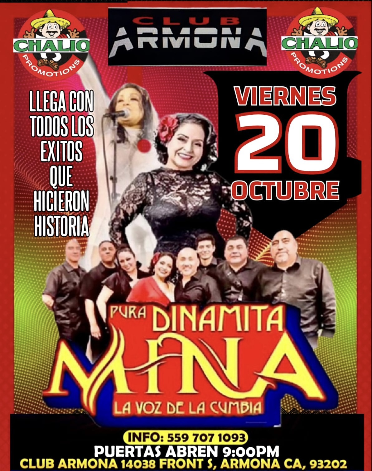 PURA DINAMITA MINA LA VOZ DE LA CUMBIA Tickets - BoletosExpress