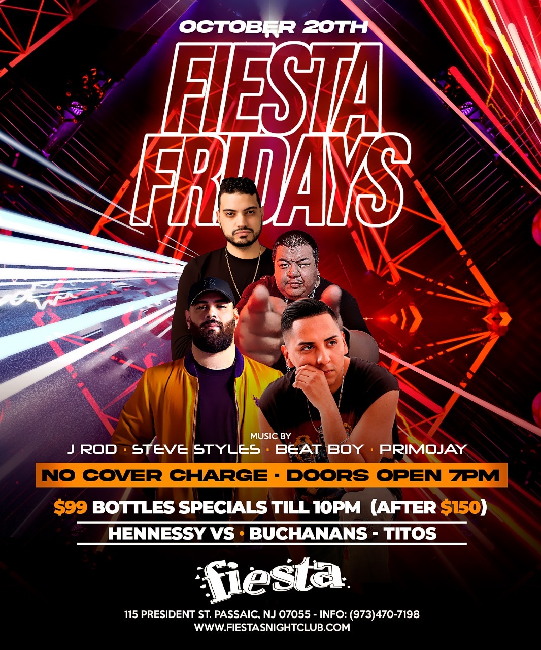 J-ROD, STEVE STYLES, BEAT BOY, PRIMO JAY Tickets - BoletosExpress