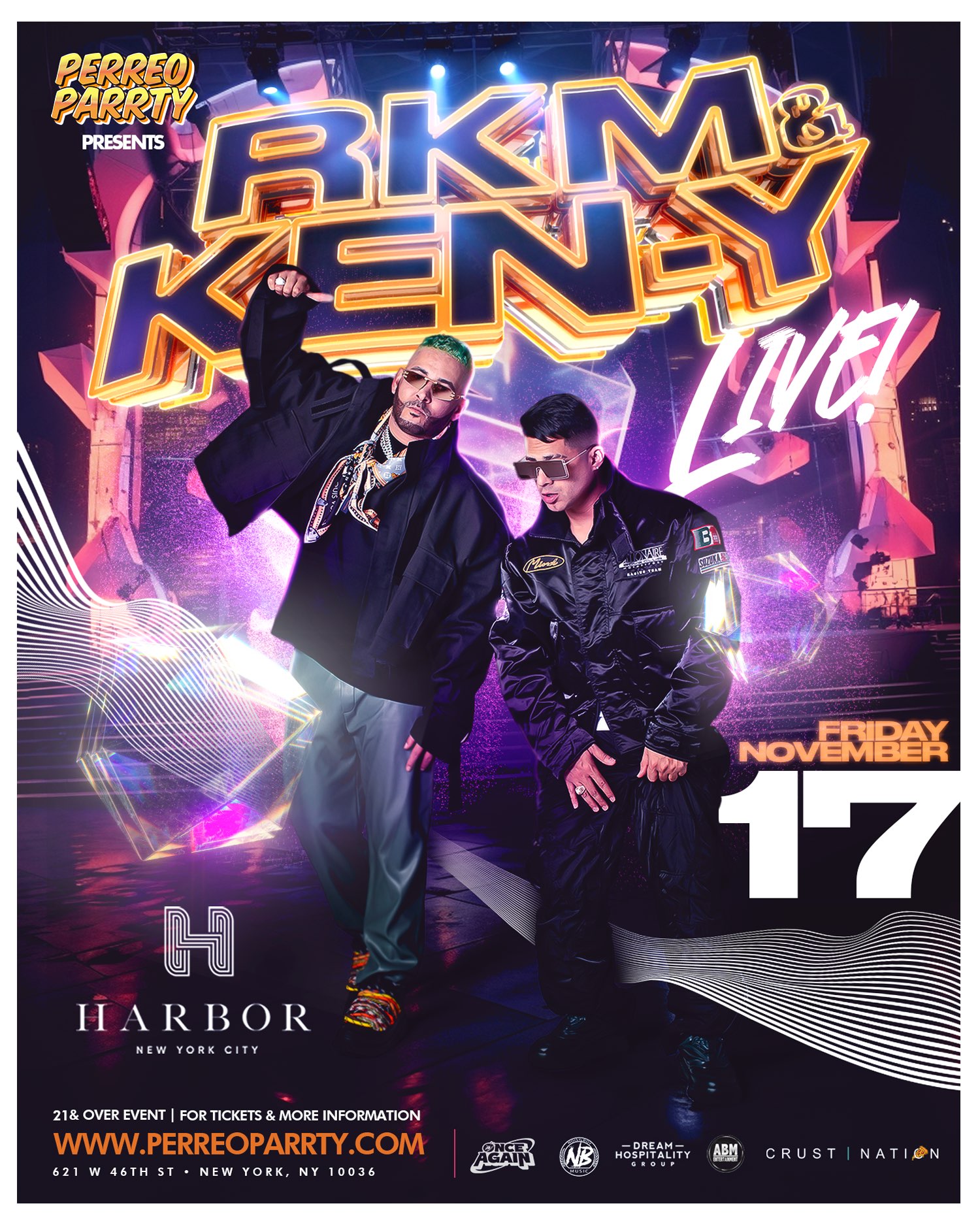 R.K.M & Ken-Y @ Harbor NYC - LIVE Performance - Latin & Reggaetón Party ...