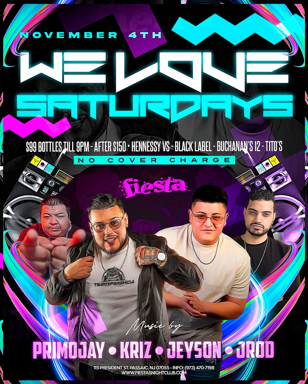 PRIMO JAY, KRIZ, JEYSON, JROD Tickets - BoletosExpress