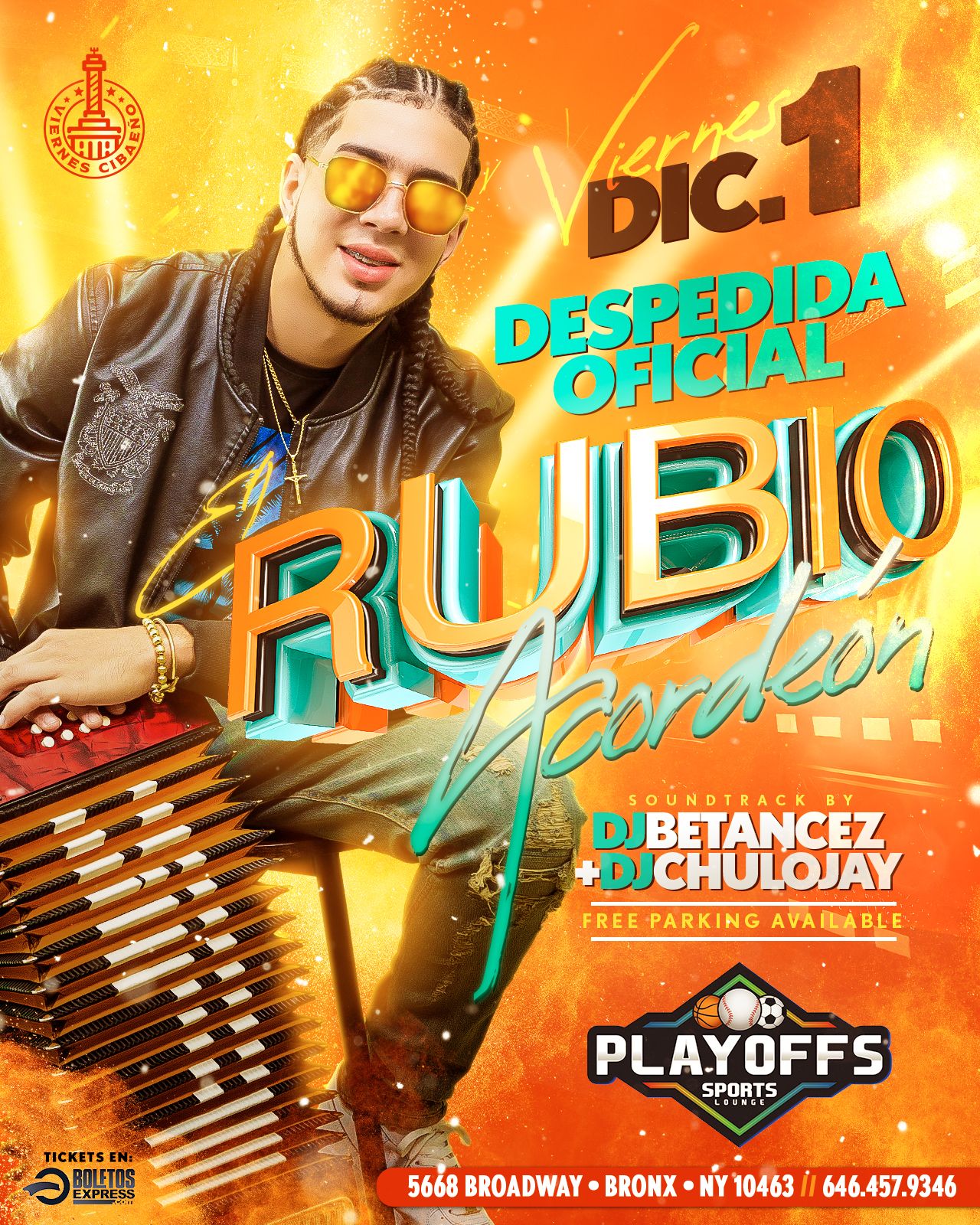 El Rubio Acordeon Tickets - BoletosExpress