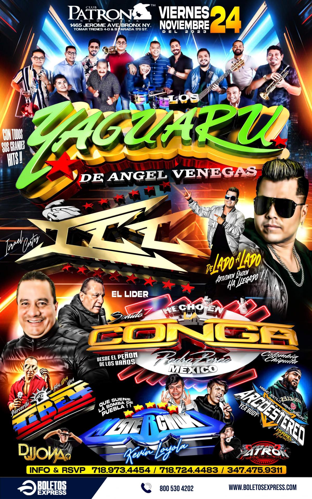 LOS YAGUARU | GRUPO ICC | CONGA Tickets - BoletosExpress