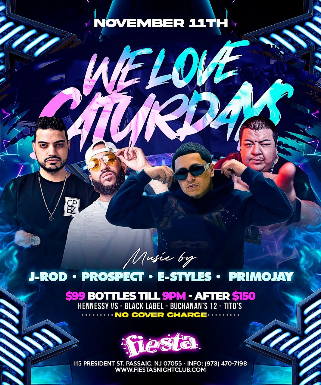 J-ROD, PROSPECT, E-STYLES, PRIMO JAY WE LOVE SATURDAYS Tickets ...