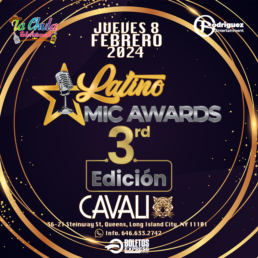 LATINO MIC AWARDS 3RD EDICION Tickets - BoletosExpress