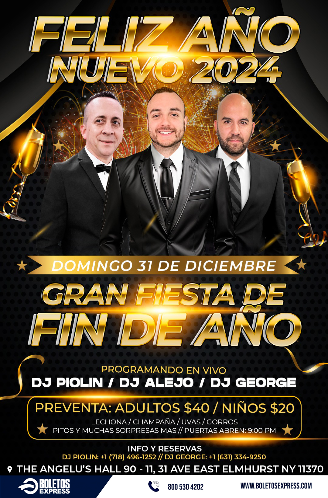 GRAN FIESTA DE FIN DE AÑO Tickets - BoletosExpress