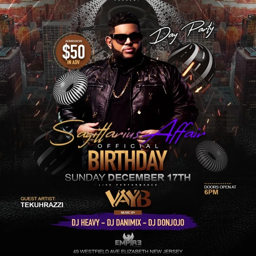 VAYB SAGITTARIUS DAY PARTY Tickets - BoletosExpress