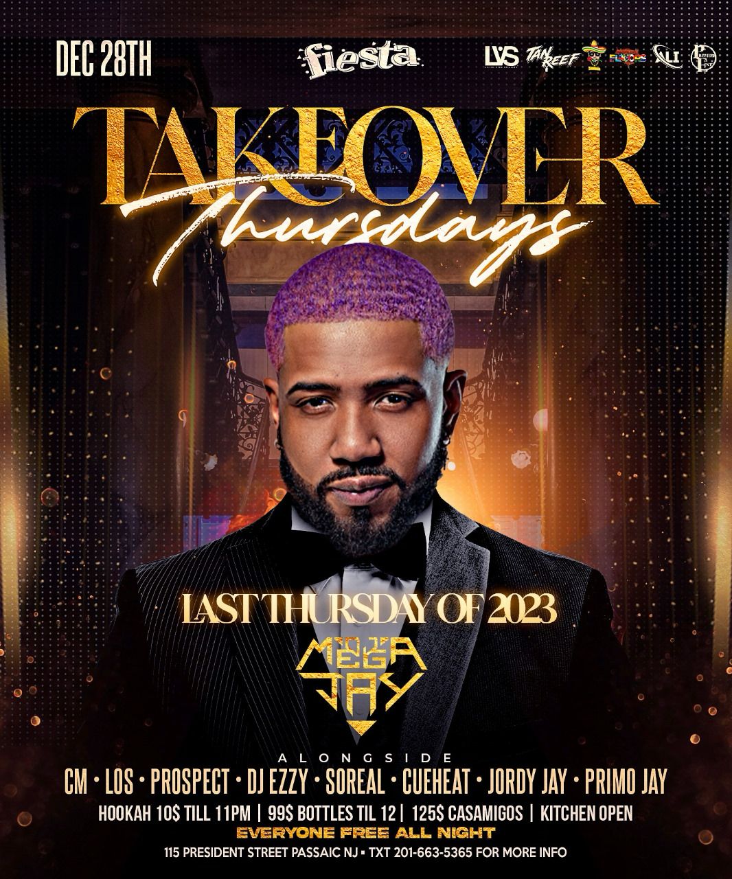TAKEOVER THURSDAY, MUSIC BY:DJ MEGA JAY, CM, LOS, PROSPECT, DJ EZZY ...