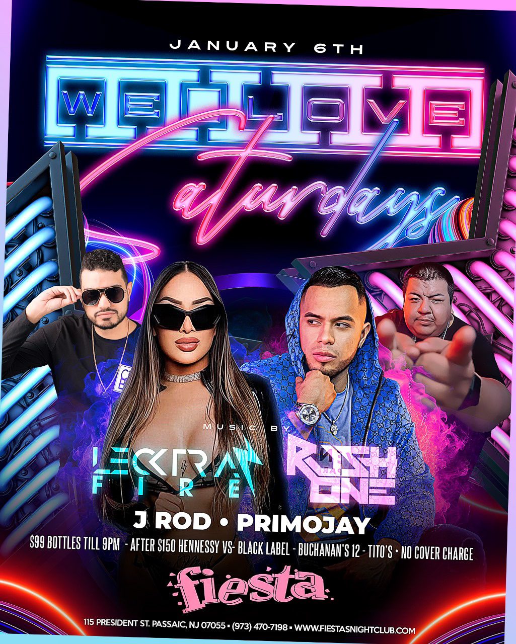 ELECKTRA FIRE, RUSH ONE, JROD, PRIMO JAY Tickets - BoletosExpress