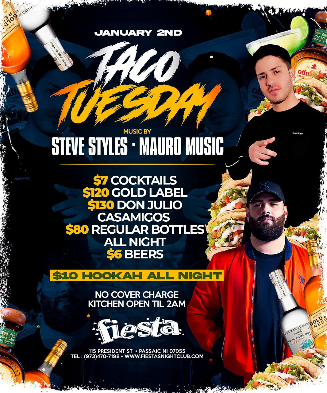 TACO TUESDAY, MUSIC BY: STEVE STYLES, MAURO MUSIC Tickets - BoletosExpress