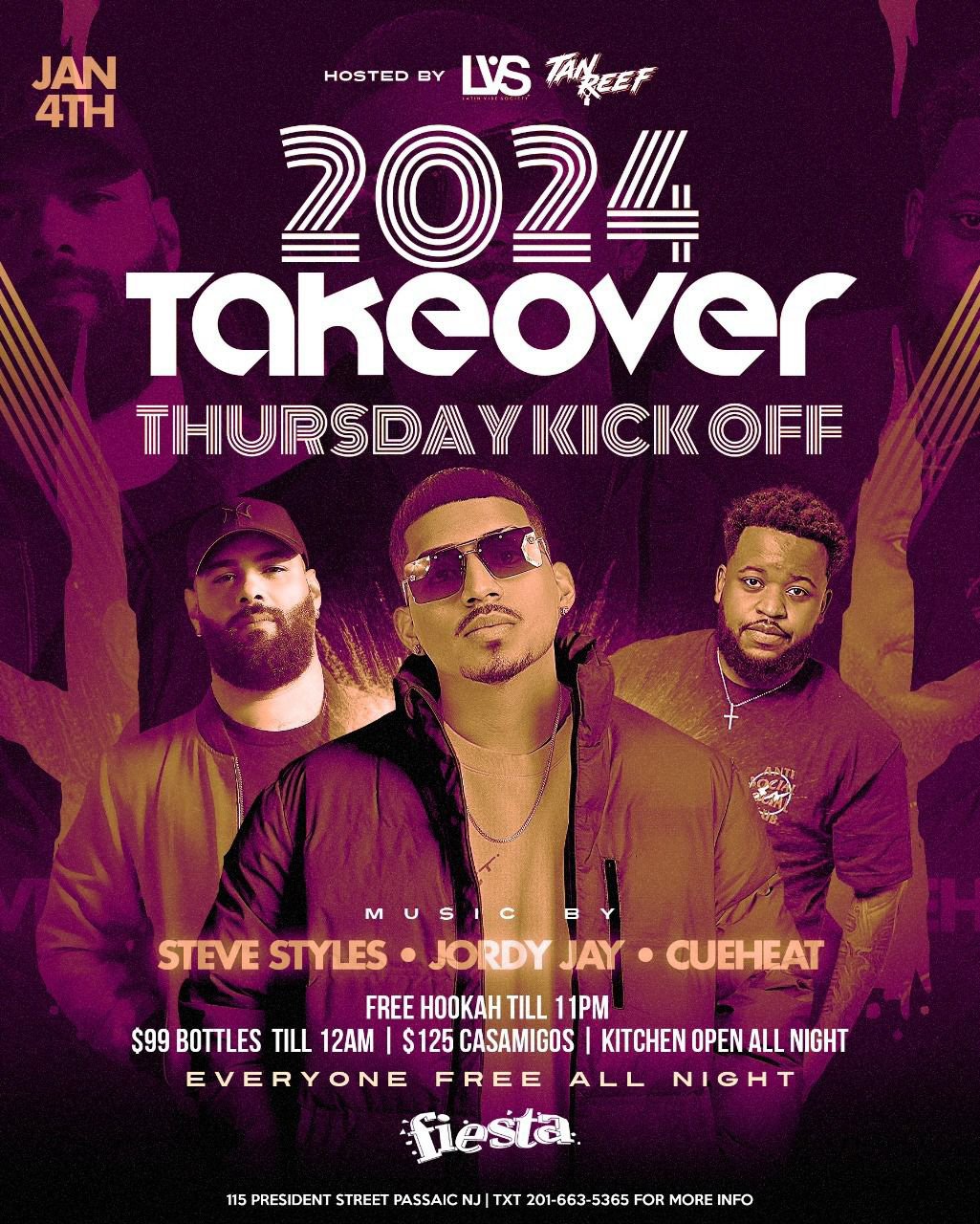 TAKEOVER THURSDAY KICK OFF MUSIC BY STEVE STYLES, JORDY JAY, CUEHEAT ...