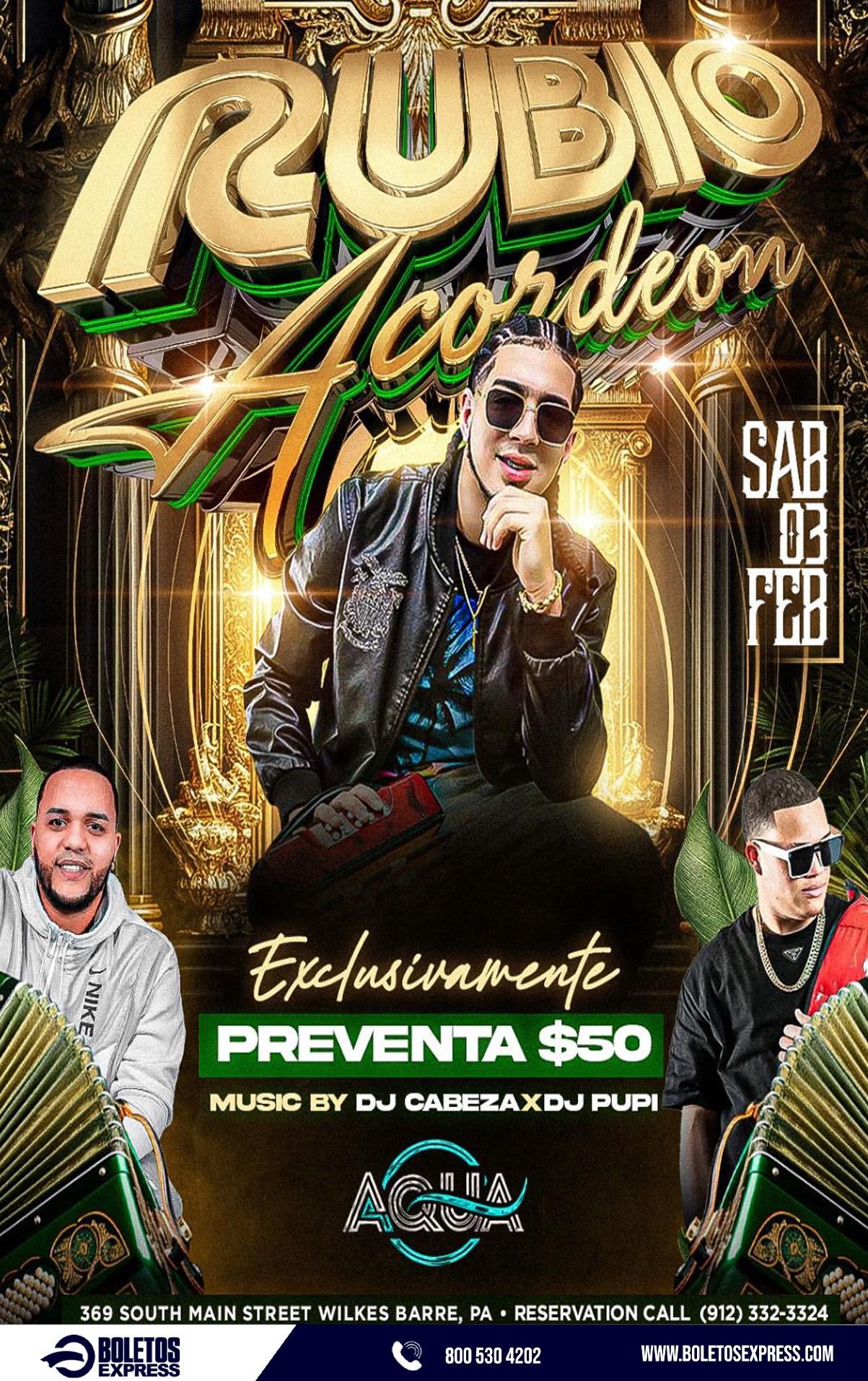 EL RUBIO ACORDEON Tickets - BoletosExpress