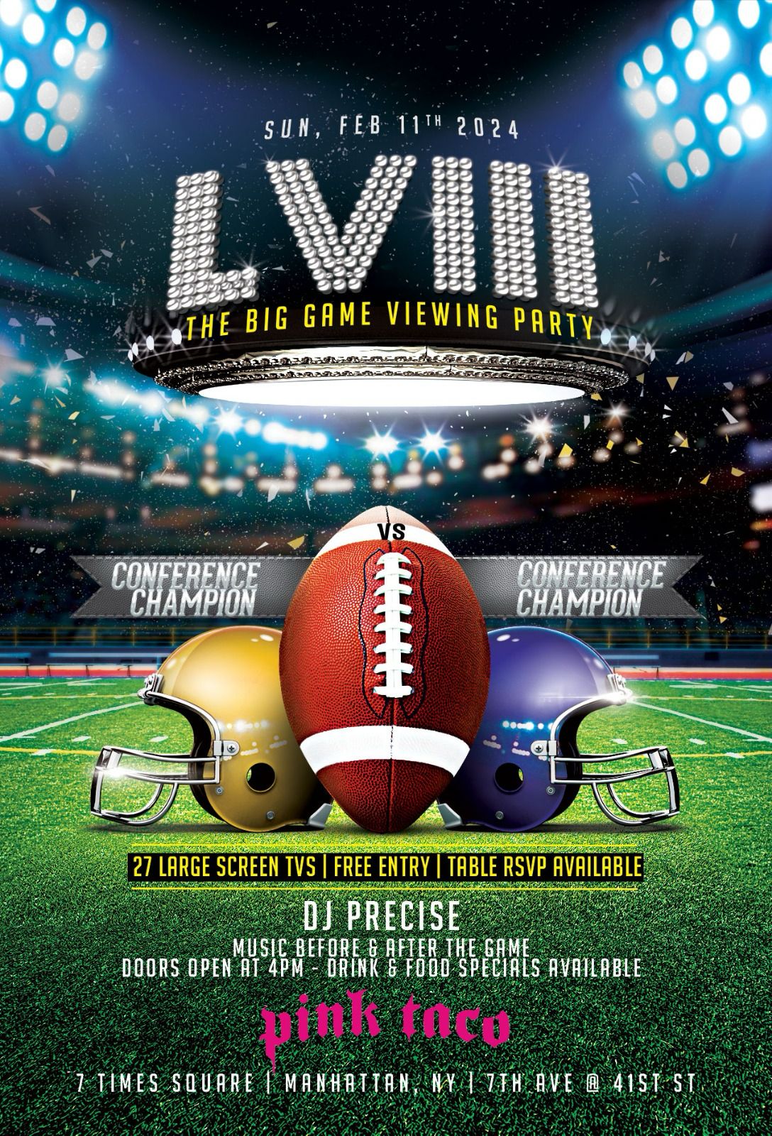 SUPERBOWL VIEWING PARTY Tickets - BoletosExpress