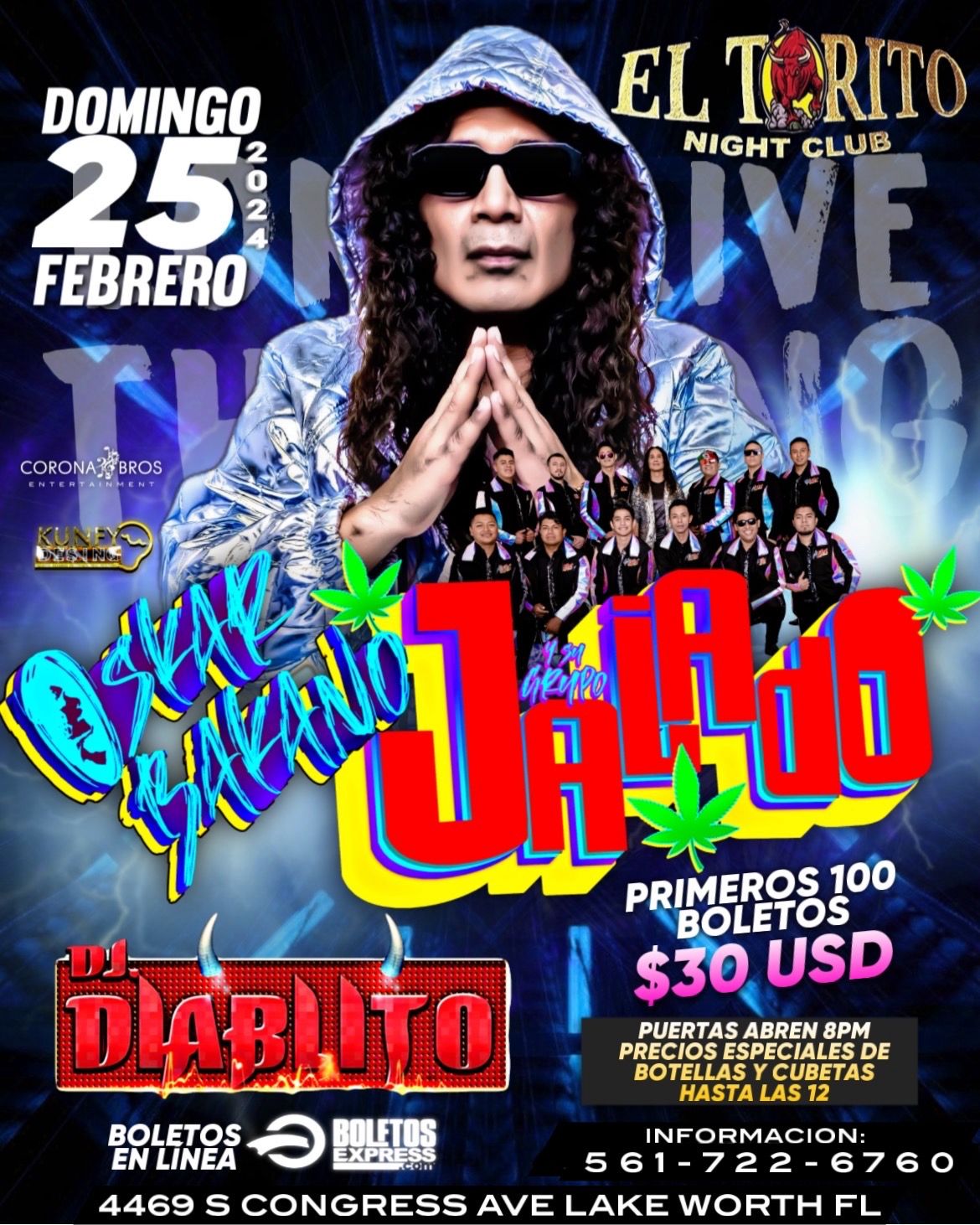 OSKAR BAKANO Y SU GRUPO JALADO Tickets - BoletosExpress