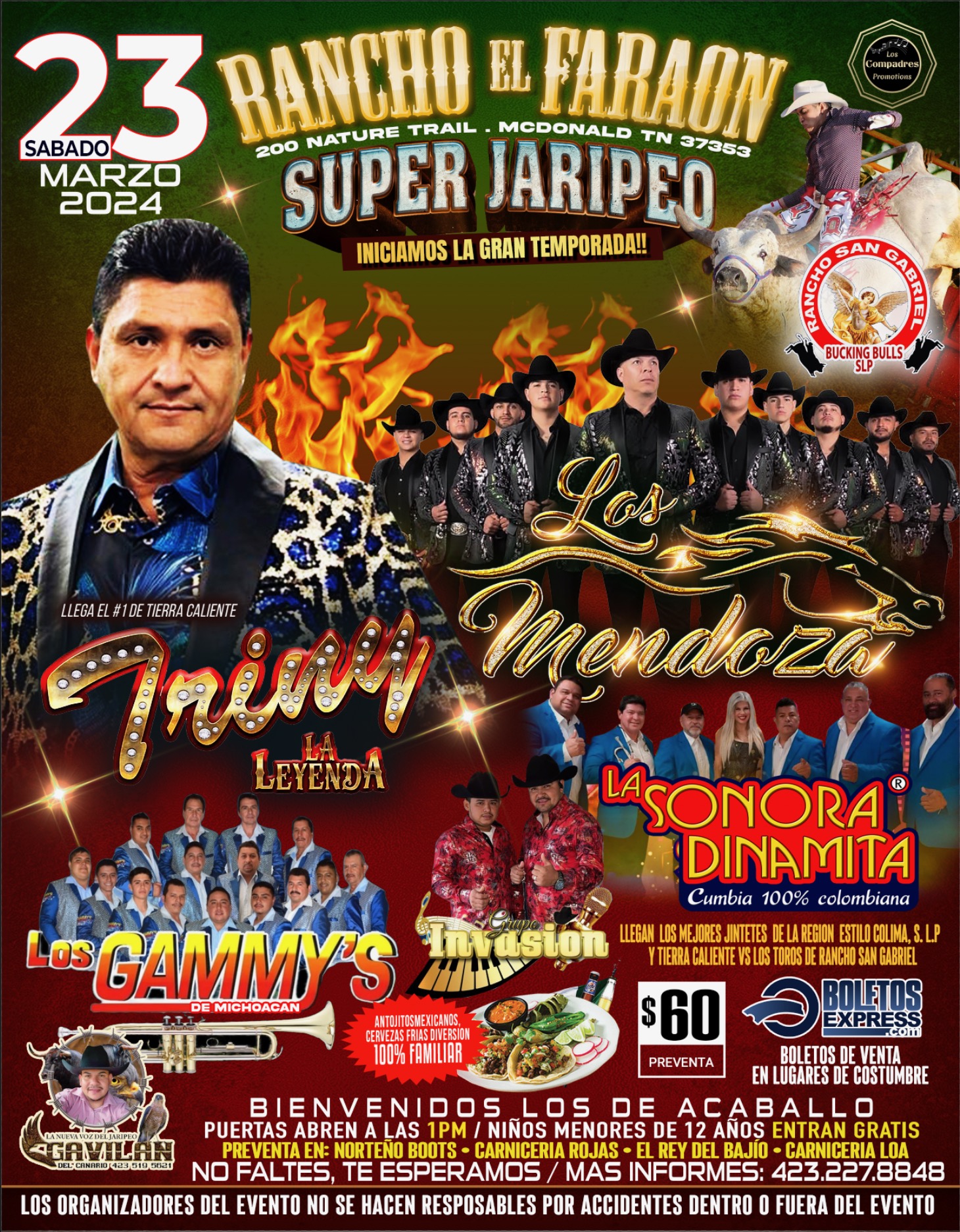 TRINY LA LEYENDA | LOS MENDOZA Tickets - BoletosExpress