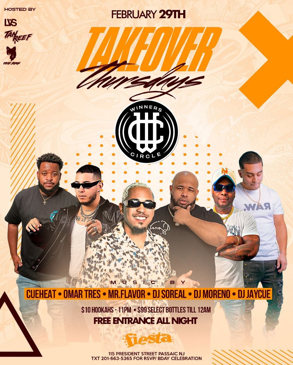 DJ CUEHEAT, OMAR TRES, MR.FLAVOR, SOREAL, MORENO, JAYCUE Tickets ...