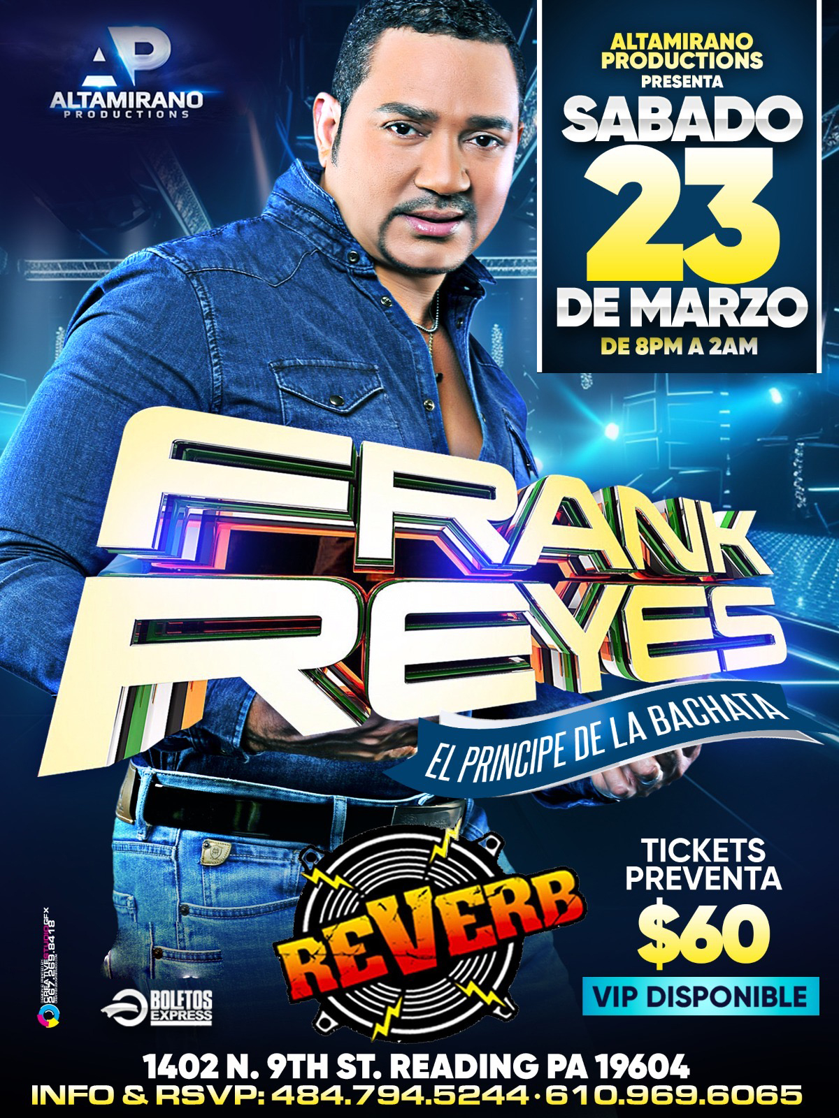 Frank Reyes, El Príncipe de la bachata Tickets - BoletosExpress