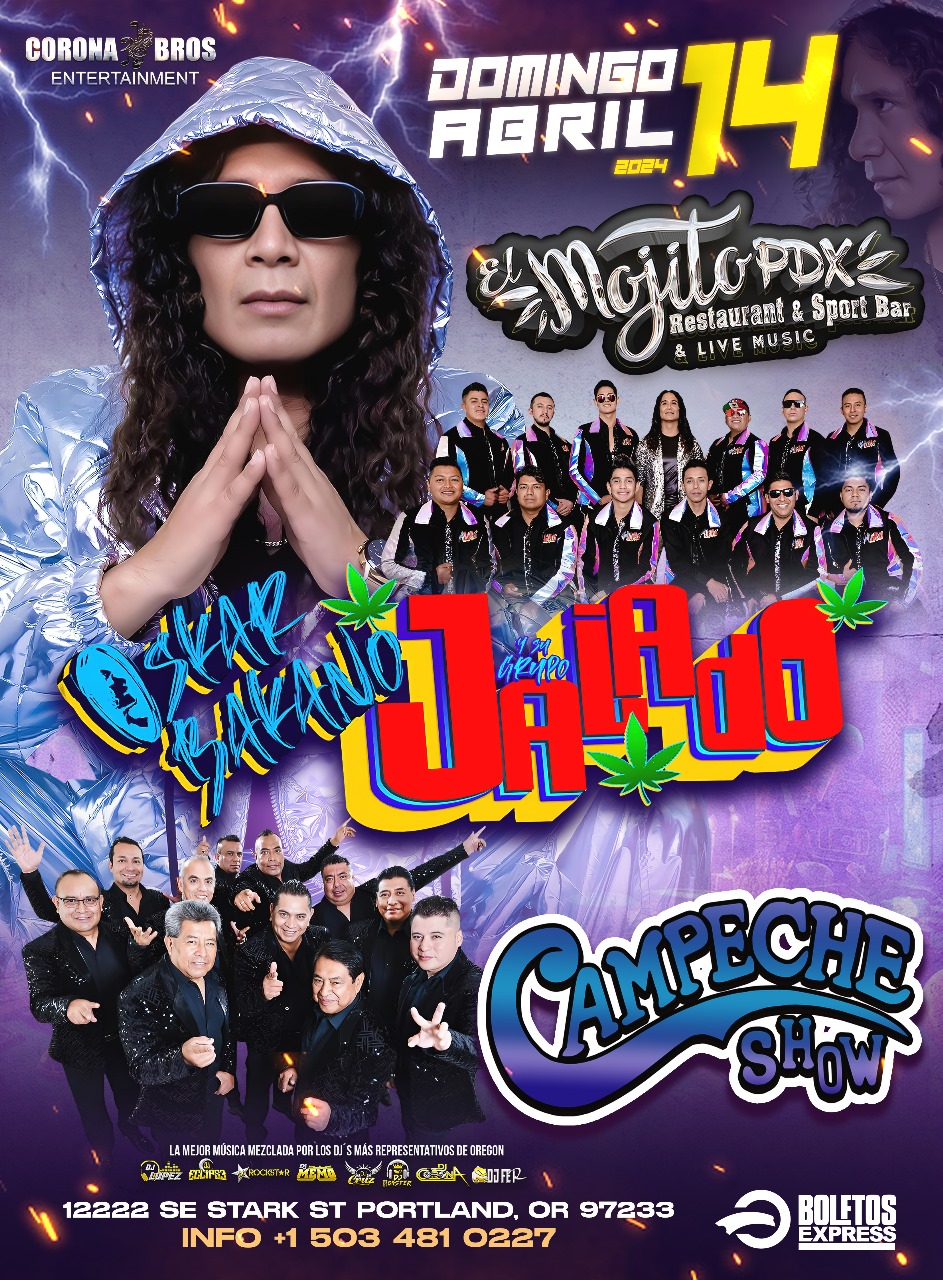 Grupo Jalado de oskar bakano y Campeche Show en Portland Oregon Tickets ...