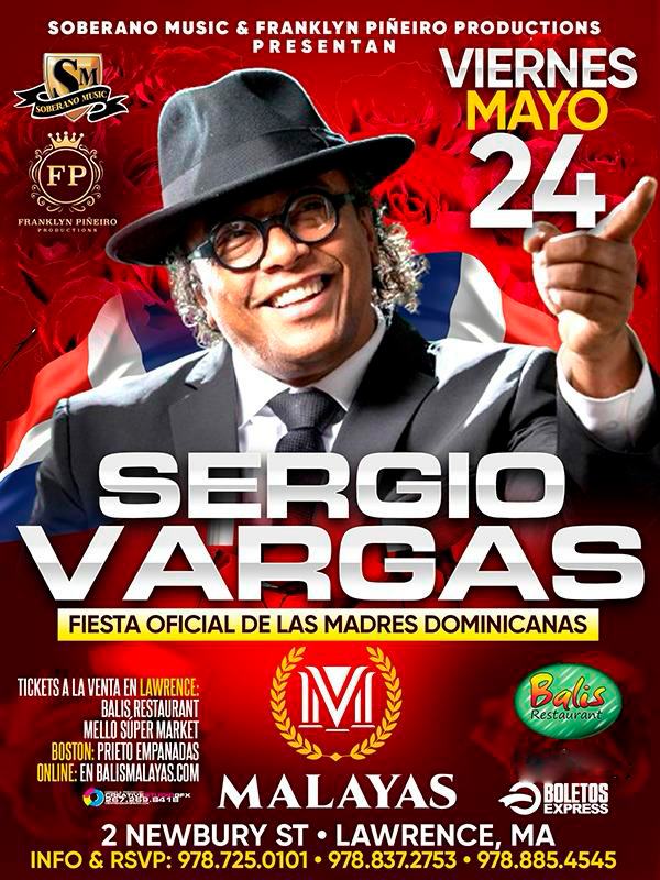 Sergio Vargas Tickets - BoletosExpress