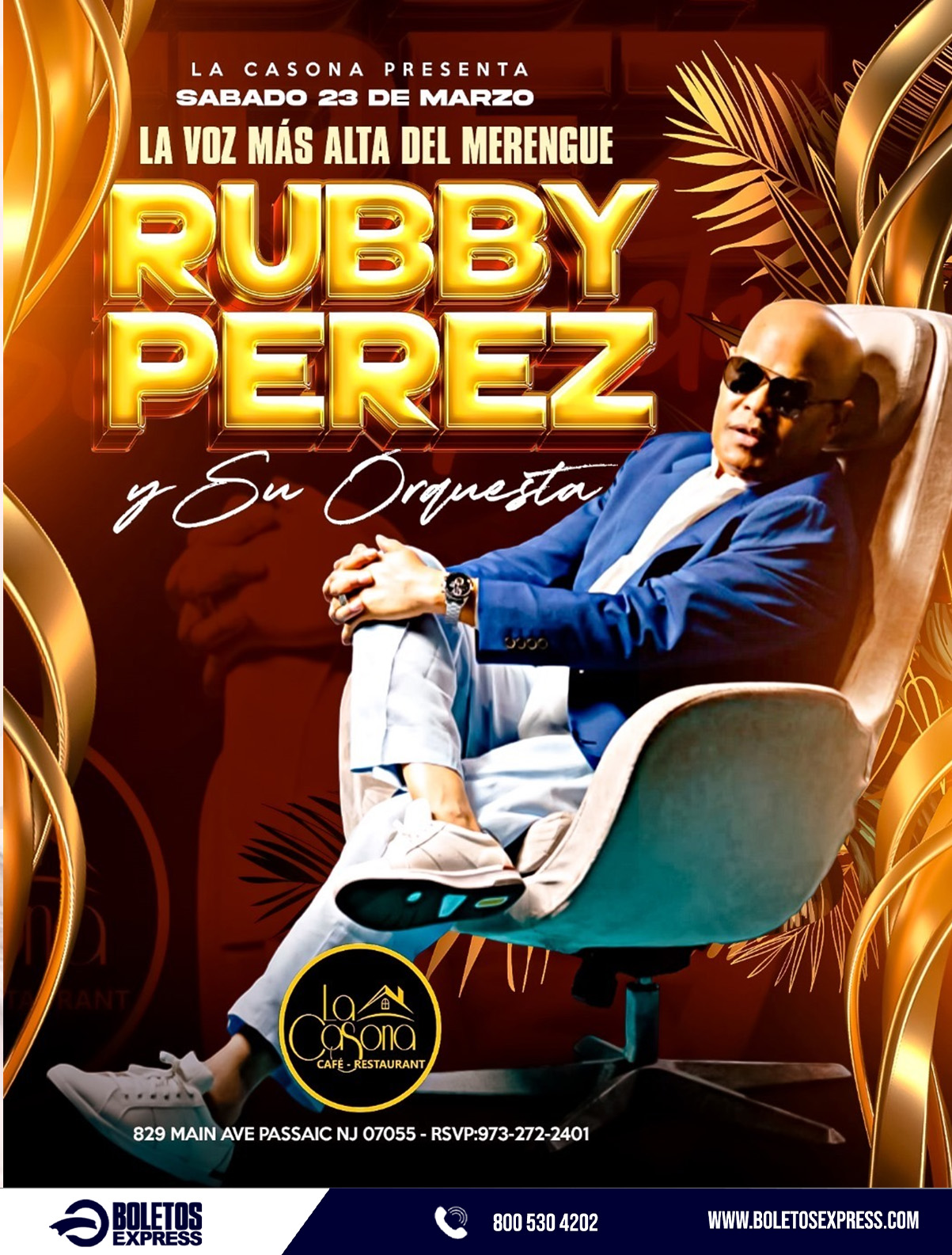 RUBBY PEREZ Y SU ORQUESTA Tickets - BoletosExpress