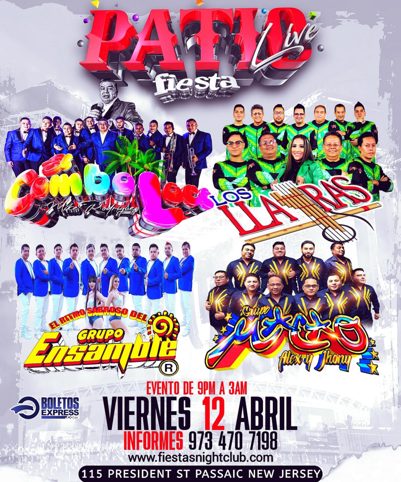 EL COMBO LOCO, LOS LLAYRAS, GRUPO ENSAMBLE, GRUPO MACAO Tickets ...