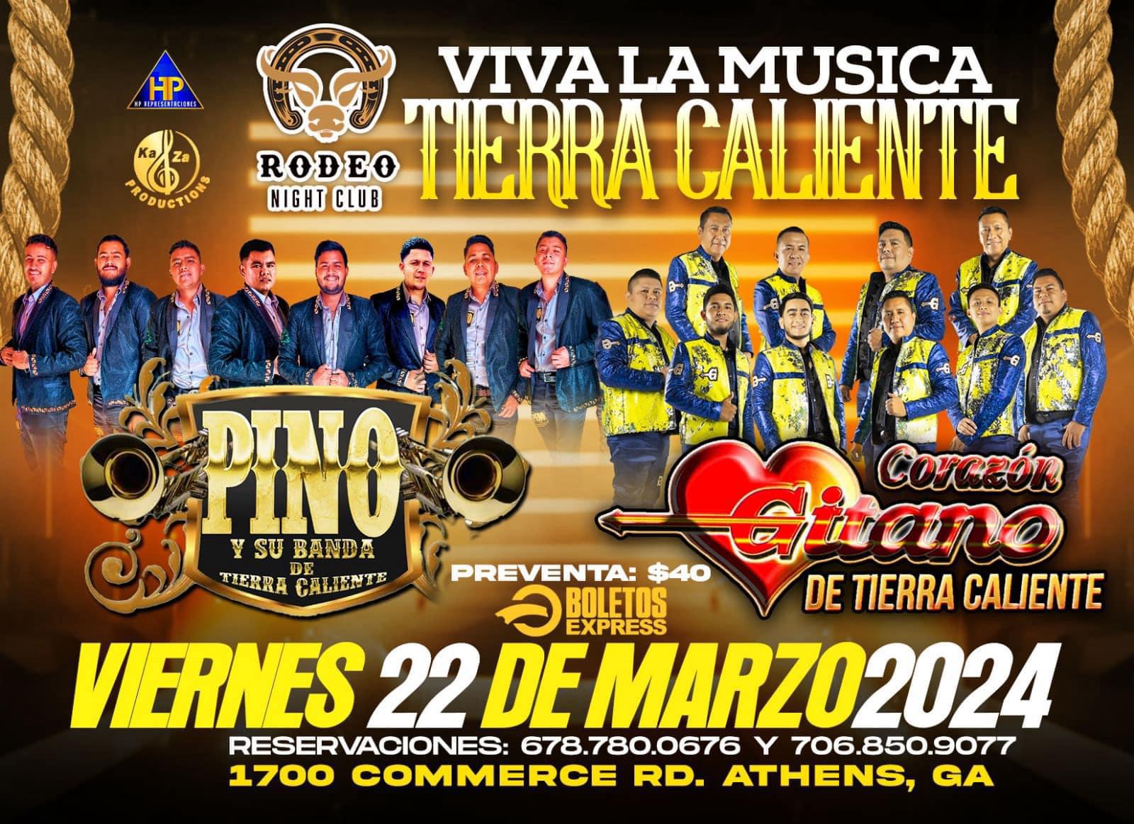 PINO Y SU BANDA DE TIERRA CALIENTE Tickets - BoletosExpress