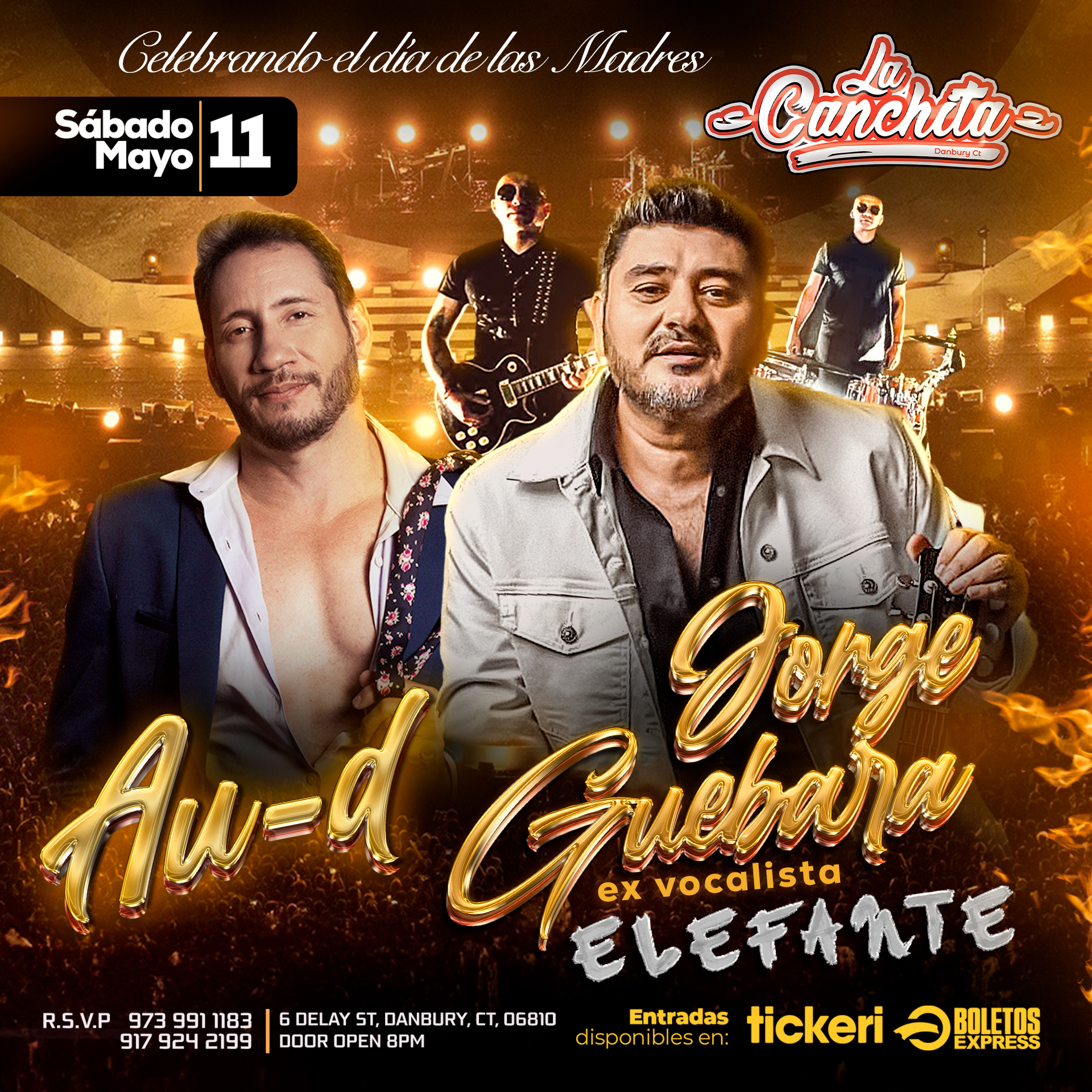 JORGE GUEVARA de ELEFANTE & AU-D ! CONNECTICUT Tickets - BoletosExpress