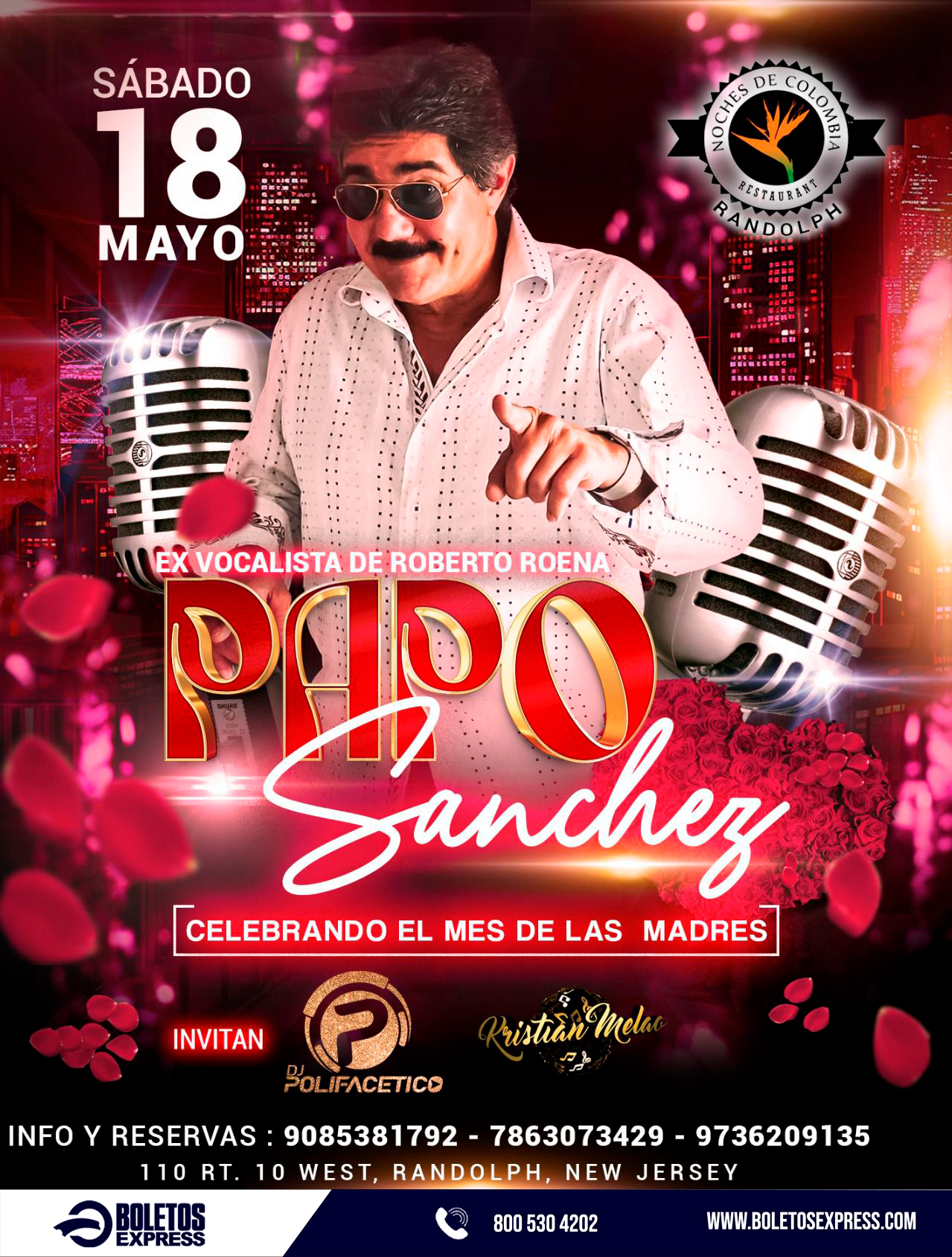 Papo Sanchez Tickets - BoletosExpress