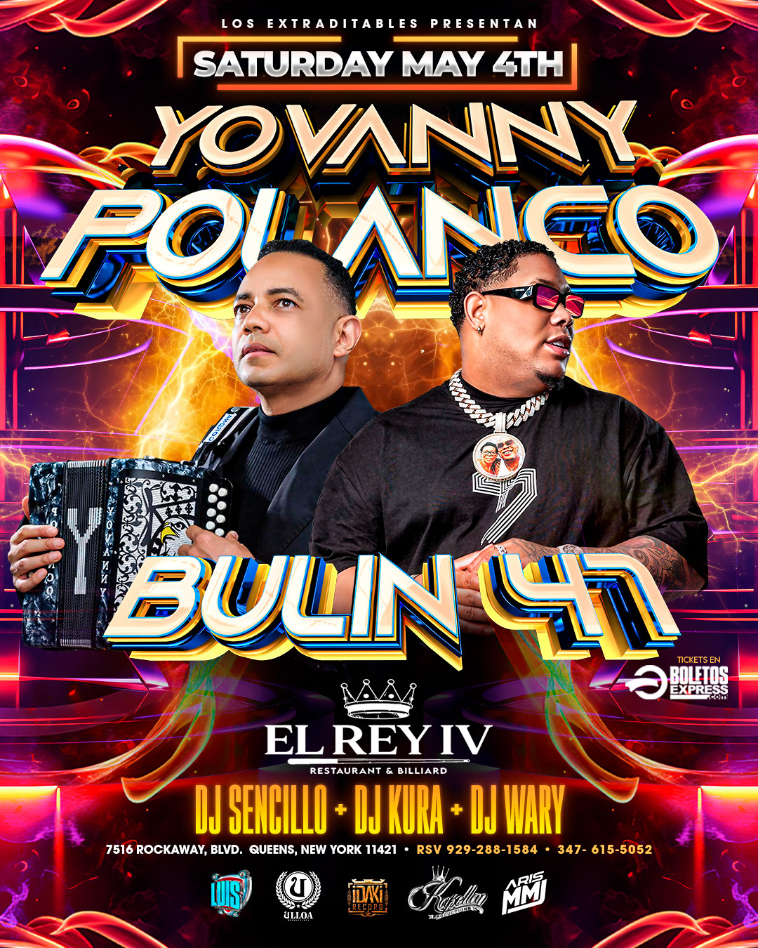 YOVANNY POLANCO | BULIN 47 Tickets - BoletosExpress