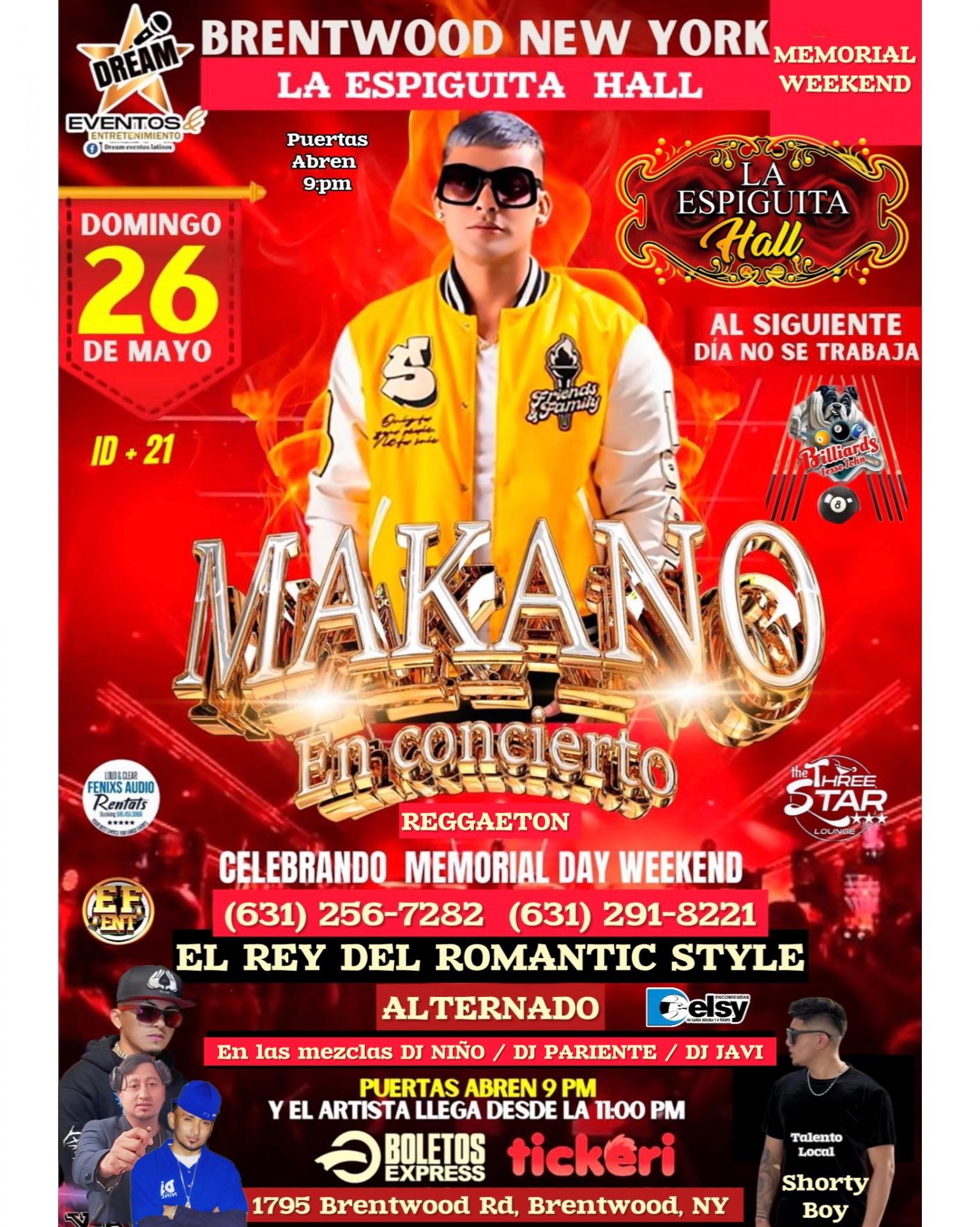 MAKANO / Este Domingo 26 / no se trabaja Lunes es Feriado usa ...