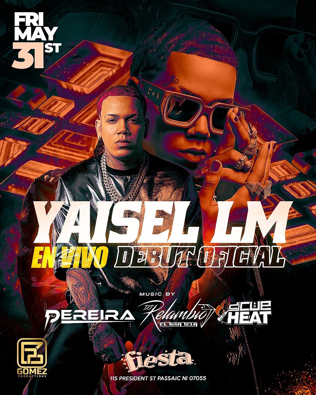 YAISEL LM EN VIVO, DJ PEREIRA, DJ RELAMBIO Tickets - BoletosExpress