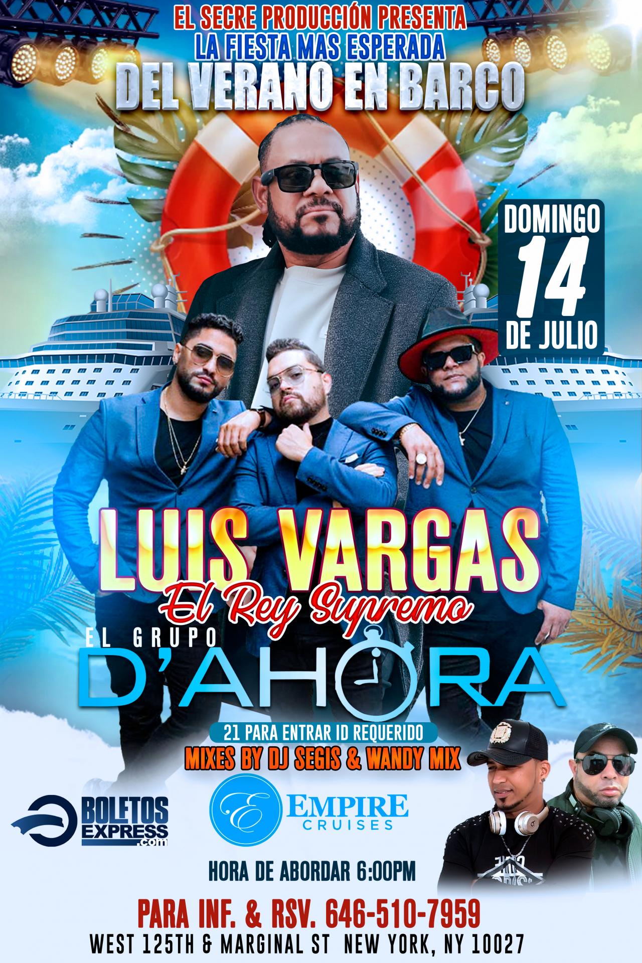 LUIS VARGAS EL REY SUPREMO Tickets - BoletosExpress