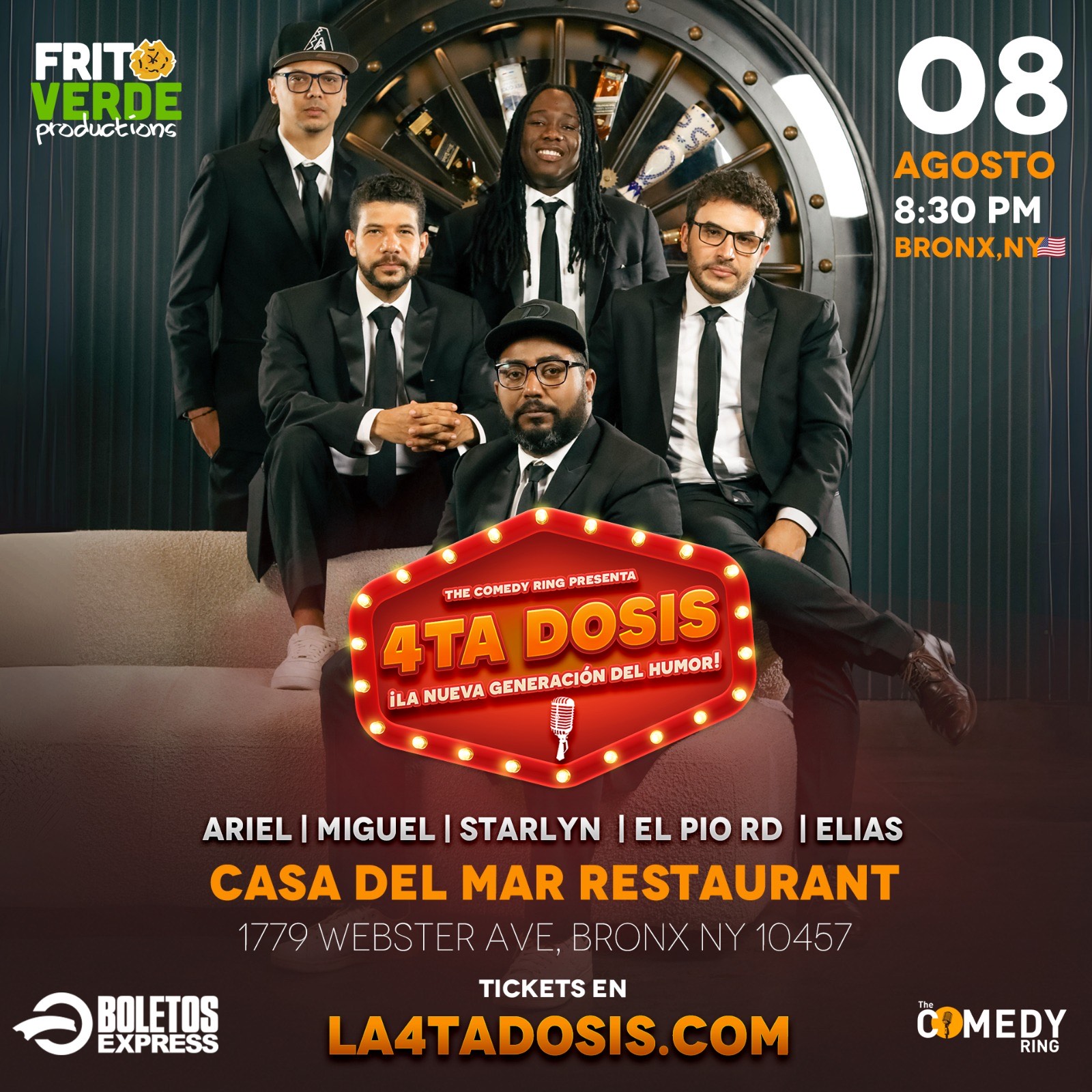 LA 4TA DOSIS | BRONX Tickets - BoletosExpress
