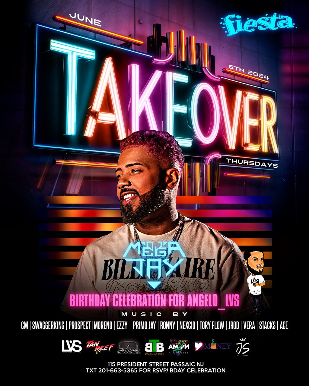 DJ MEGA JAY, CM, SWAGGERKING, PROSPECT, MORENO, EZZY, PRIMO JAY, RONNY ...