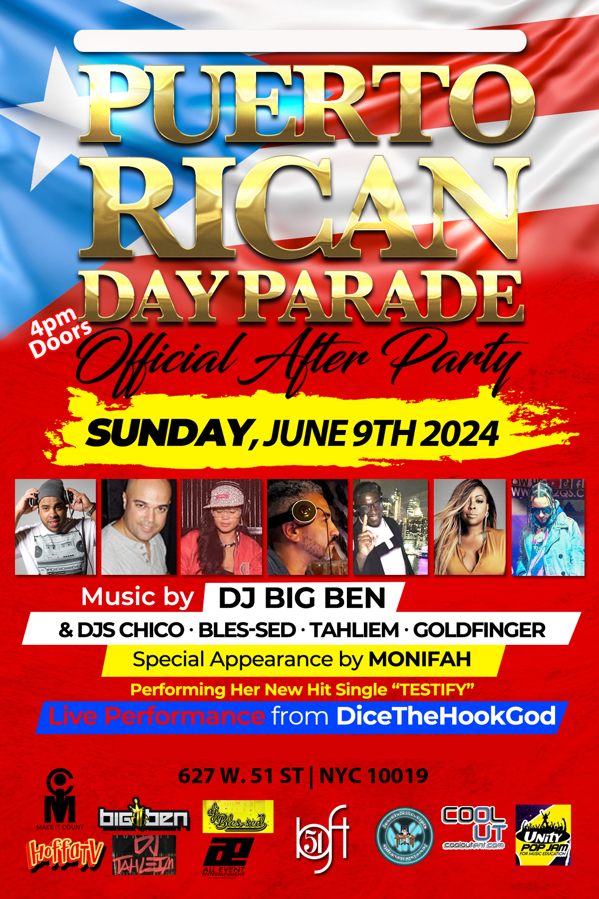 Puerto rican parade official after party Tickets - BoletosExpress