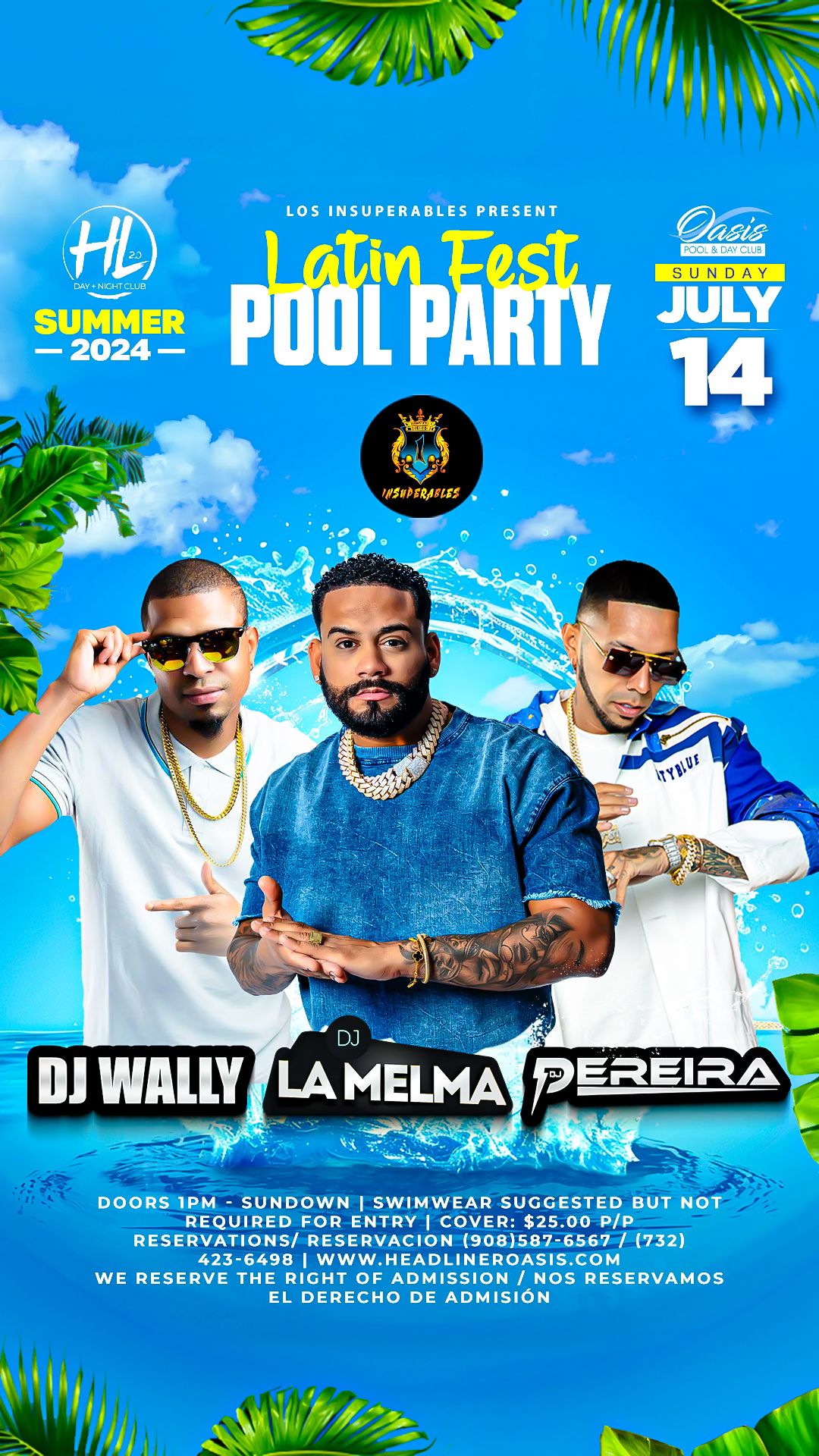 Latin Fest Pool Party Tickets - BoletosExpress