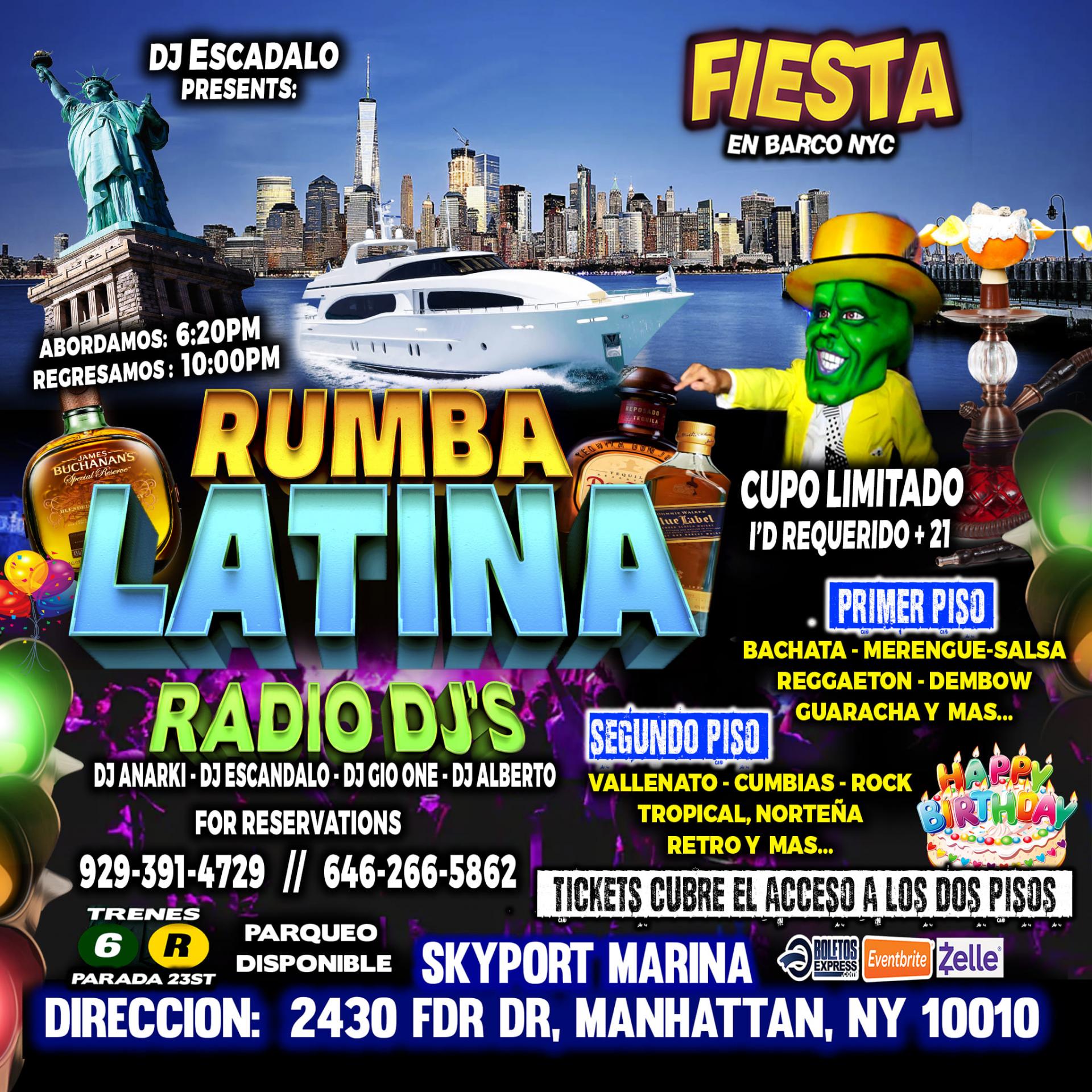 RUMBA LATINA + MANHATTAN NY Tickets - BoletosExpress
