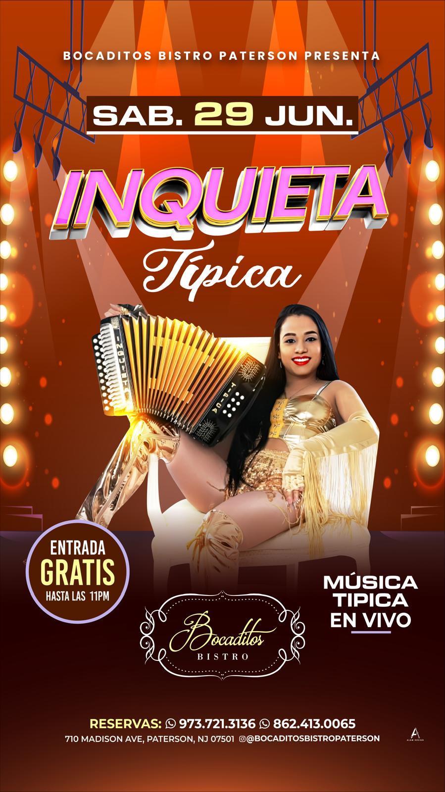 LA INQUIETA TIPICA Tickets - BoletosExpress