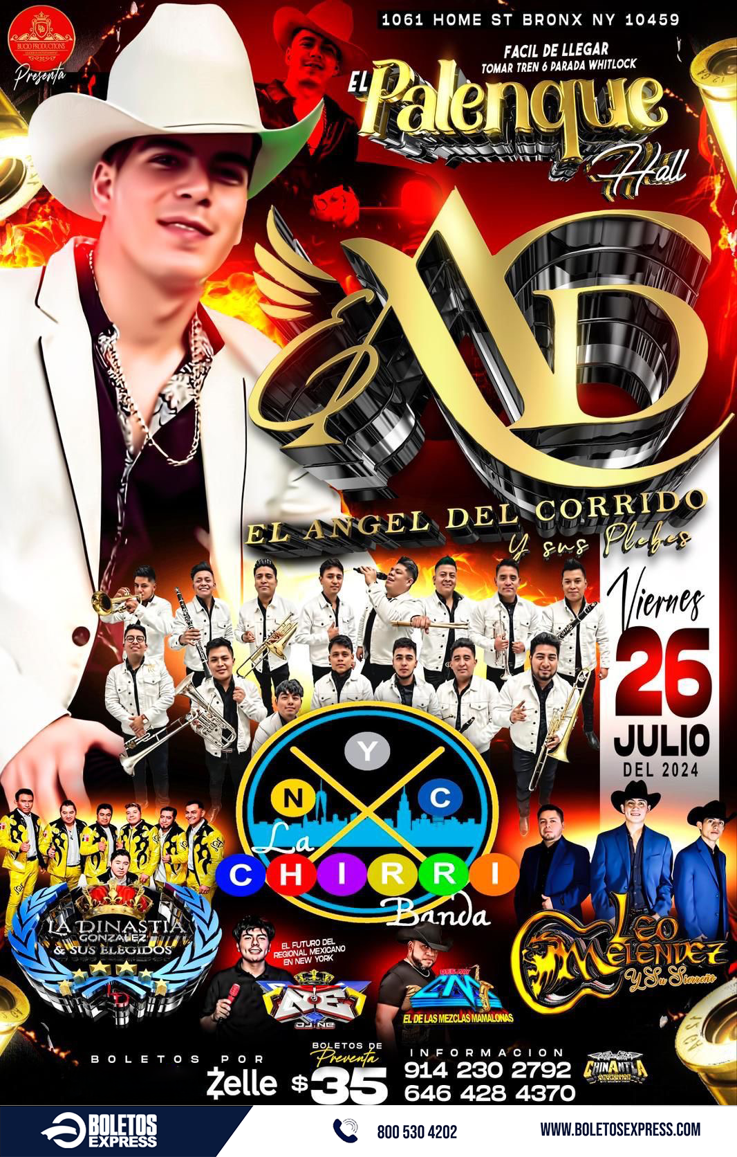 El Angel Del Corrido Y Sus Plebes Tickets Boletosexpress