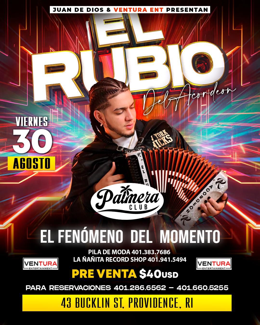 EL RUBIO ACORDEON Tickets - BoletosExpress